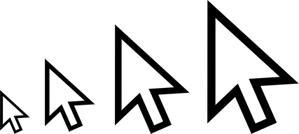 Mouse Pointer Png Actual Size